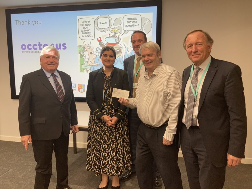 Occtopus Sponsors Robotic Surgery Research - Oxford Colon Cancer Trust