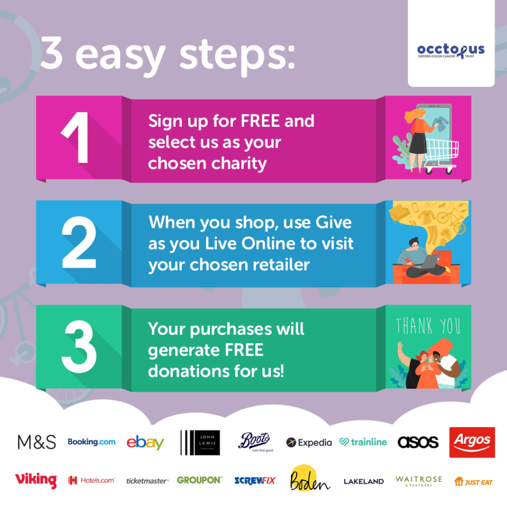 Support us - Oxford Colon Cancer Trust