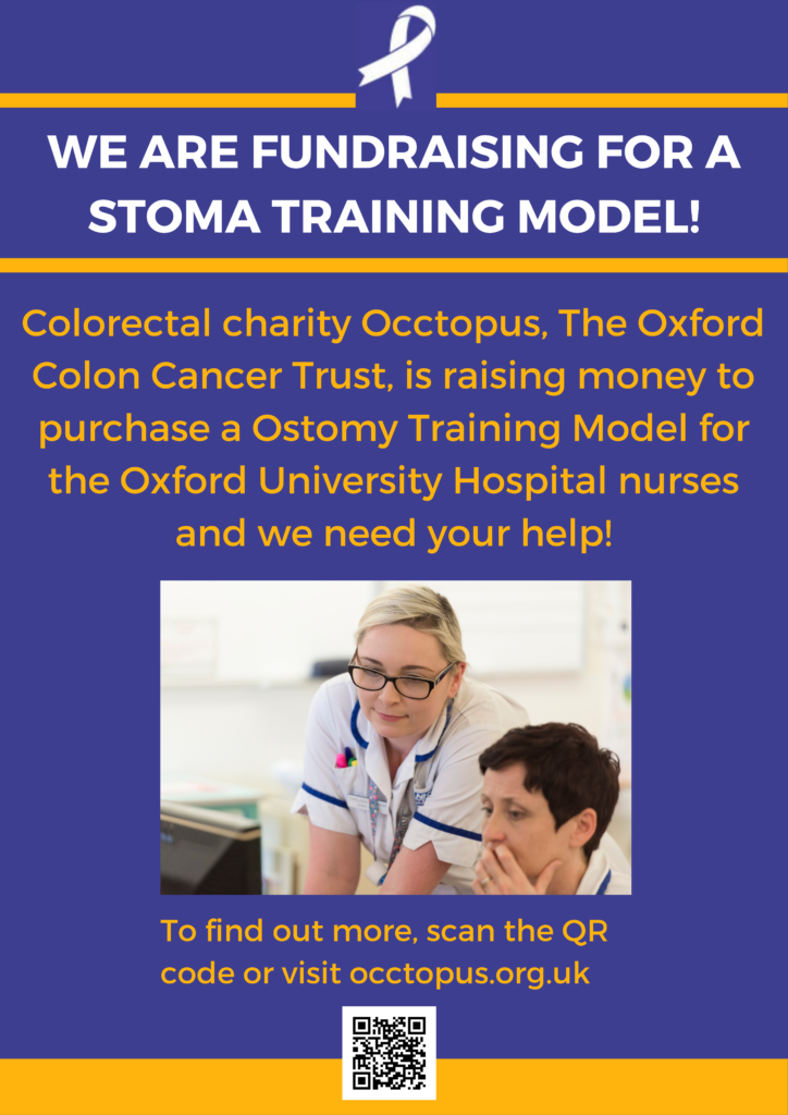 We are fundraising for a Stoma Training Model! - Oxford Colon Cancer Trust